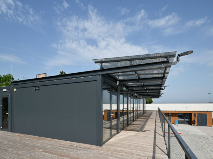 Eco commercial modular buildings examples | Trimo Modular Space Solutions