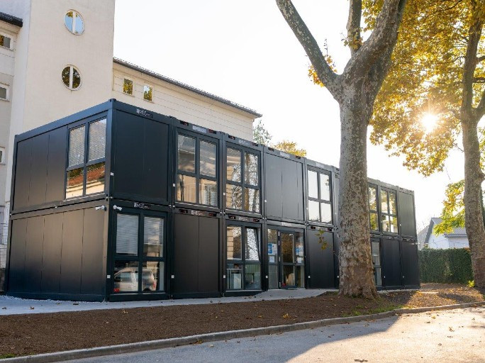 Eco commercial modular buildings examples | Trimo Modular Space Solutions