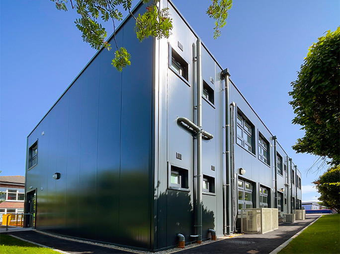 Eco commercial modular buildings examples | Trimo Modular Space Solutions